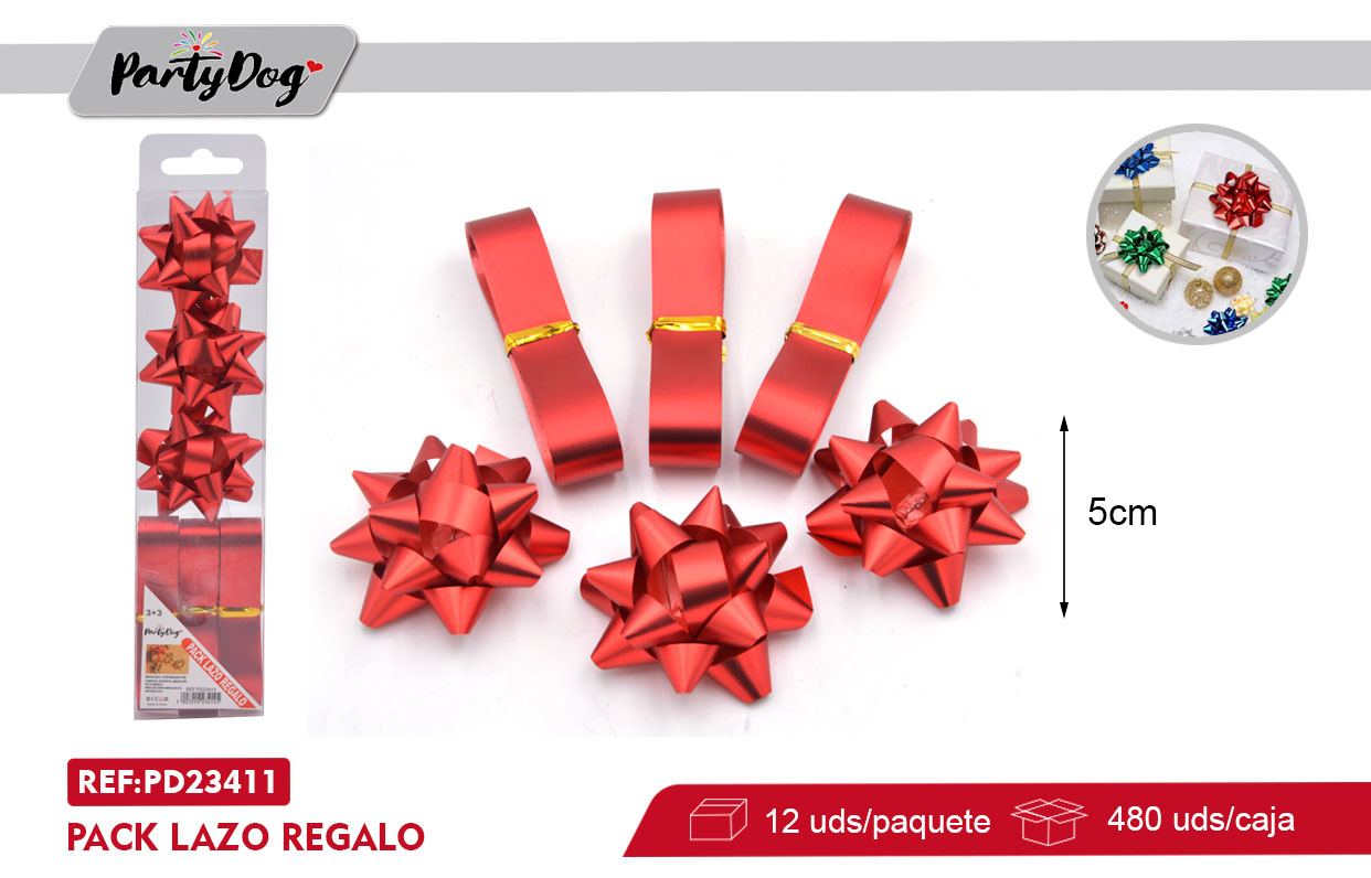 PACK DE LAZOS REGALO 6PCS ROJO – UTC CHILE