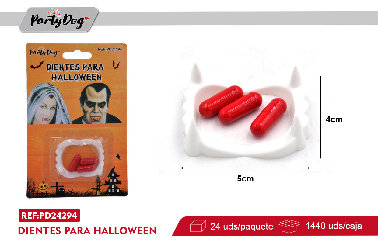 DIENTES PARA HALLOWEEN – Mayorista Cotillón Party Fiesta Papeleria Mascota